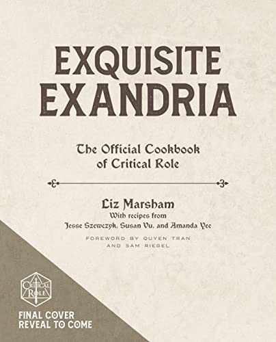 Amazon.com: Exquisite Exandria: The Official Cookbook of Critical Role ...