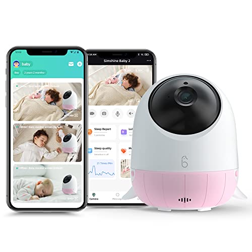 Simshine Wireless Baby Monitor with Smartphone App for Phone Access ...