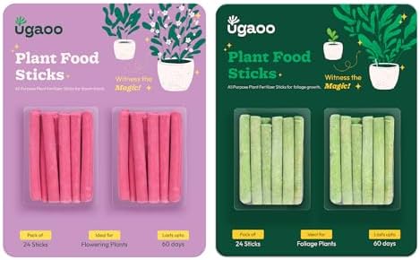 UGAOO Plant Food Fertilizer + Bloom Sticks Combo For All Home Garden ...