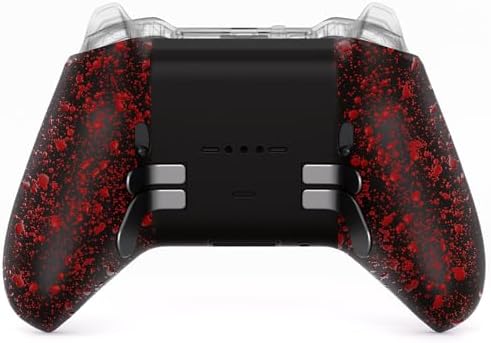 Amazon.com: eXtremeRate Shadow Scarlet Red Soft Touch Grip Faceplate ...