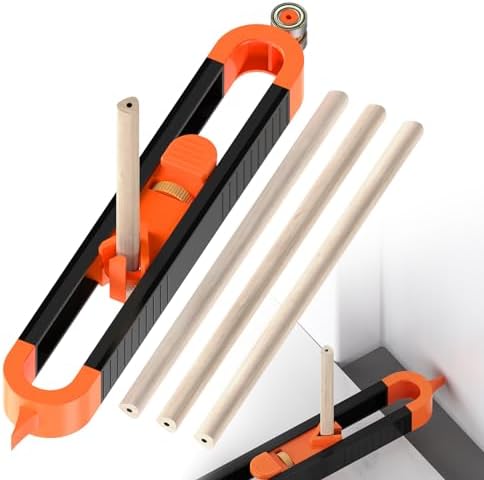 ROJINKADE Contour Gauge with Lock, Adjustable Scribe Tool, Profile ...