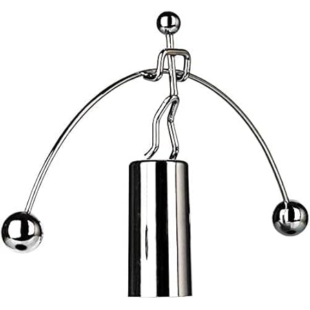 Simxen Mini Steel Balance Toy Weightlifter Kinetic Art Balance Toy ...