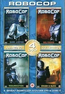 Robocop - Dark Justice/Meltdown/Resurrection/Crash & Burn DVD 4 pack ...