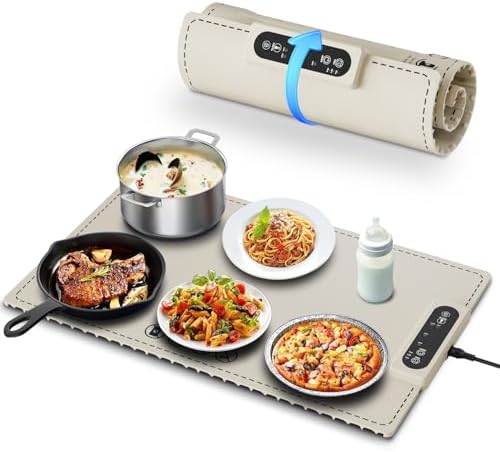 Amazon.com: Zusor Electric Food Warming Mat - Full Surface Heating ...