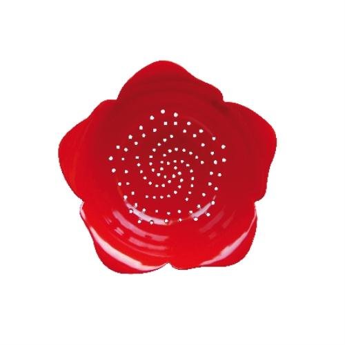 Buy Zak! Designs Rose-Shaped Colander, BPA-Free Melamine ,24 oz., Red ...