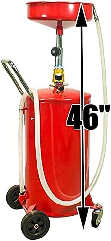 JEGS Contenedor portátil de drenaje de aceite de 18 galones, contenedor de aceite de desecho ...