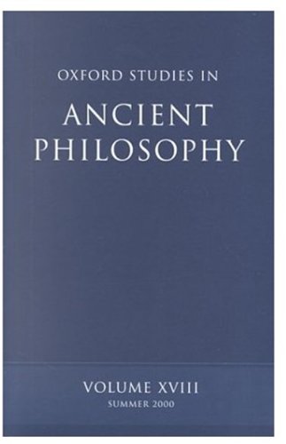 Oxford Studies in Ancient Philosophy: Sedley, David: 9780198250821 ...