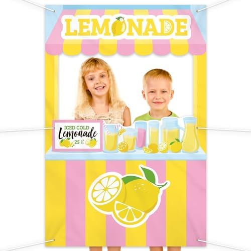 Amazon.com: Dunzoom Lemon Stand Cardboard Cutout Standup Decorative ...