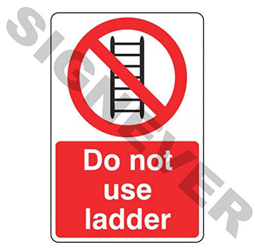 Buy SIGN EVER Do Not Use Ladder Information Sign Board For Office Park ...