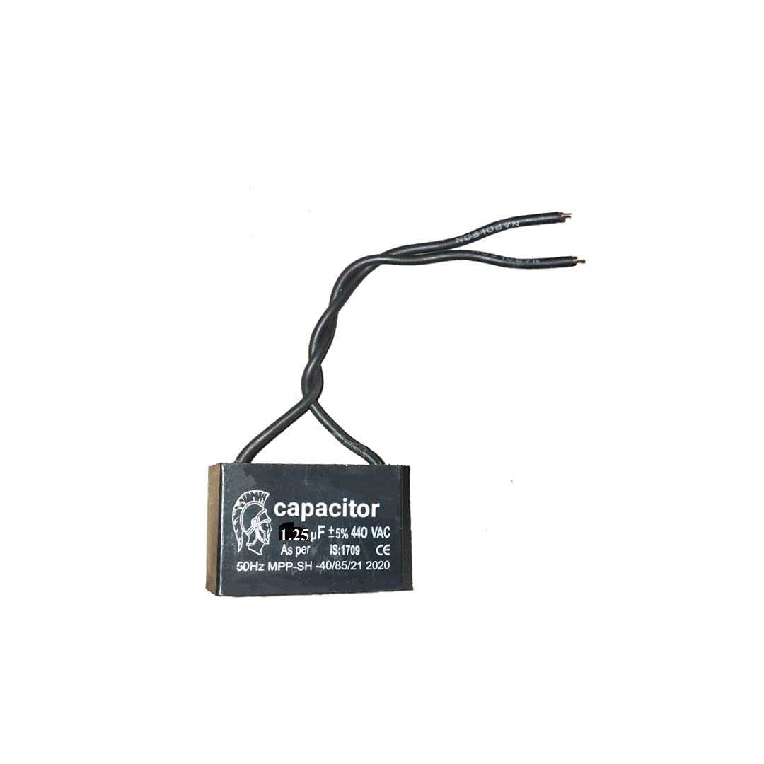 1.5 uf/mfd Wall Fan/table fan Capacitor 440 VAC - Square Shape (2pcs ...