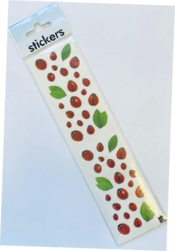 Amazon.com: 3 Pcs Realistic Ladybug Stickers, Ladybug Insects Stickers ...