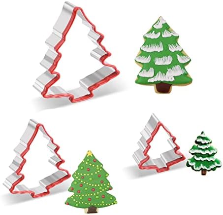 Amazon.com: Christmas Tree Cookie Cutter 3.5" Made in USA by Ann Clark ...