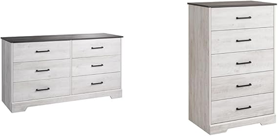 Amazon.com: Prepac 6-Drawer Rustic Ridge Farmhouse Chest of Drawers ...