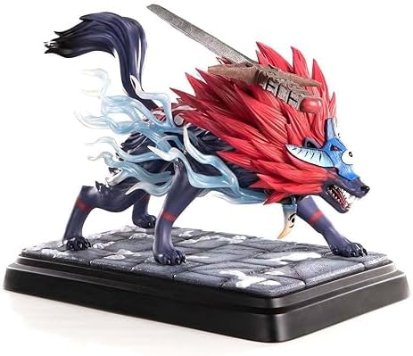 Amazon.com: First 4 Figures Okami Statuette Oki (Wolf Form) 35 cm ...