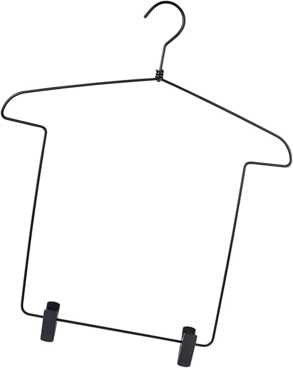 Amazon.com: Metal Wire Body Shape Hangers, Shirts Garments Holder Coat ...