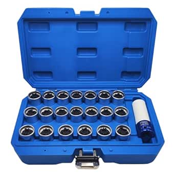 Amazon.com: JEUCLEL 21PCS Wheel Locking Nut Key Kit Compatible with VW ...