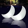 Amazon.com : Goallim Crescent Moon Solar Floating Pool Lights ...