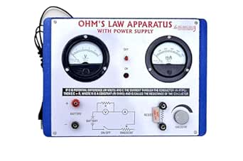 OHM'S LAW APPARATUS (with power supply) : Amazon.in: Industrial & Scientific