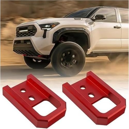 Front Tow Hook for Toyota Tacoma 2024-2026 and 4Runner 2025-2026, Red ...