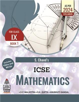 Amazon.in: Buy S. Chand's ICSE Mathematics IX Book Online at Low Prices ...