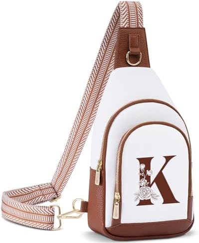 Amazon.com | Initial Women Crossbody Bag Sling Shoulder Purse Fanny ...