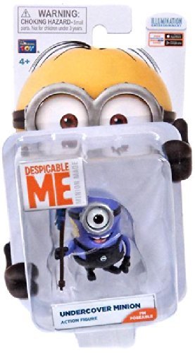 Buy Despicable Me Minion Made Poseable 2 Inch Action Figure Undercover ...