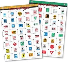 Amazon.com: Survival Signs Indoor & Outdoor Wall Poster Set : Office ...