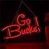 Amazon.com : Go Bucks Neon Sign for Wall Decor, Ohio State University ...
