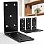 Amazon.com: Dabolang 4 Pcs 5" X 5" X 3" Heavy Duty L Brackets for Wood ...