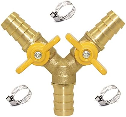 Amazon.com: Joywayus 3 Way (T-Port) Shut Off 1/2"G Thread Ball Valve ...