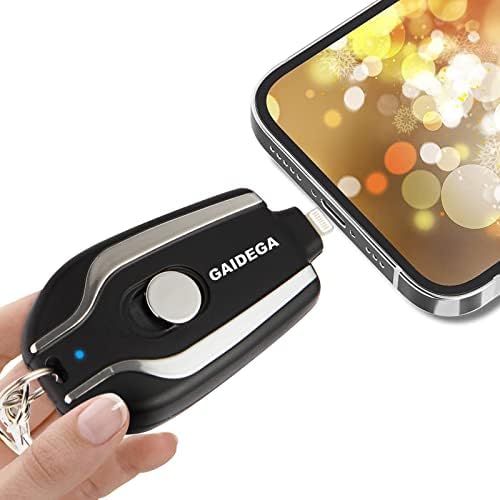 Amazon.com: GAIDEGA Keychain Portable Charger for iPhone, Mini Power ...