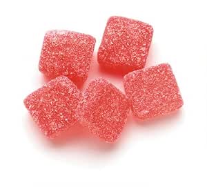 Amazon.com : Sweet Candy Company Red Cinnamon Gummy Squares - Hot and ...