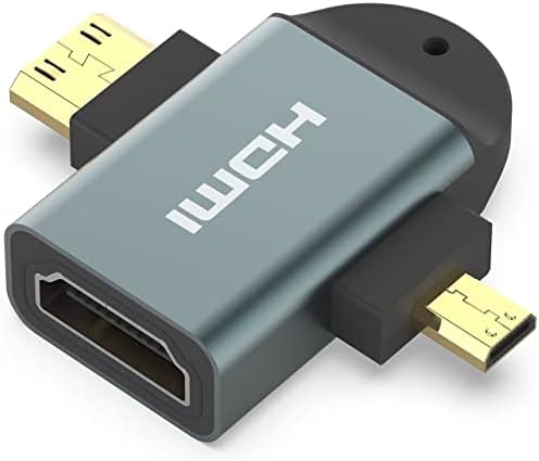 Amazon.com: HIEbee 3in1 HDMI Male to Female Mini Adapter, Gold Plated ...