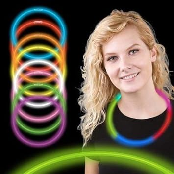 22" Premium Glow Stick Necklaces (assorted tube of 50) : Amazon.ca ...