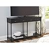 Amazon.com: Signature Design by Ashley Eirdale Vintage Casual 4 Drawer Console Sofa Table, Black
