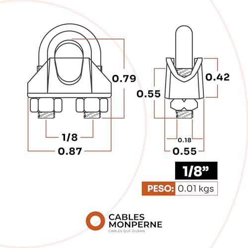Nudo Perro Para Cable De Acero - Ferreteria Y Herramientas