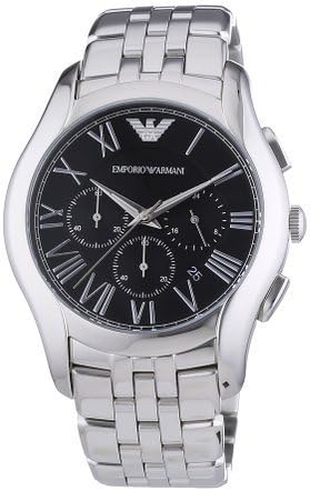 Amazon.co.jp: エンポリオアルマーニ Emporio Armani Classic Chronograph Black Dial ...