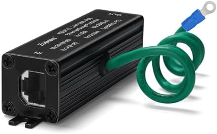 Amazon.com: Ethernet Surge Protector Metal Shielded RJ45 Lightning ...
