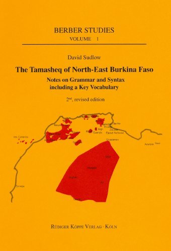 Amazon | The Tamasheq of North-East Burkina Faso: Notes on Grammar and ...