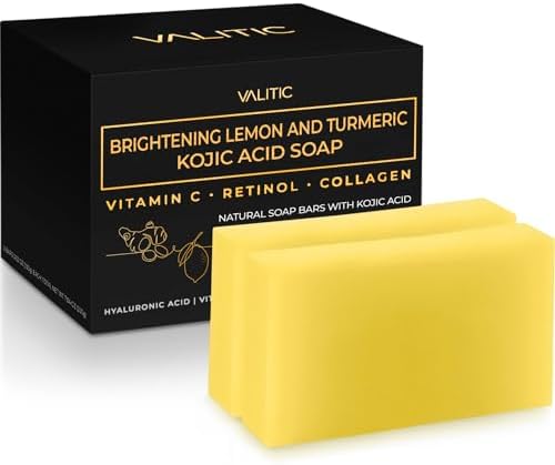 Amazon.com : VALITIC Kojic Acid Dark Spot Remover Soap Bars with Vitamin C, Retinol, Collagen ...