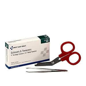Pac-Kit by First Aid Only 17-005 Scissor and Metal Forcep Combo Pack ...
