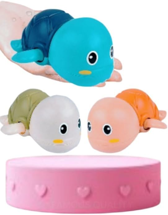Buy Wembley Swimming Turtle Bath Toys for Toddlers Kids Cute Floating ...