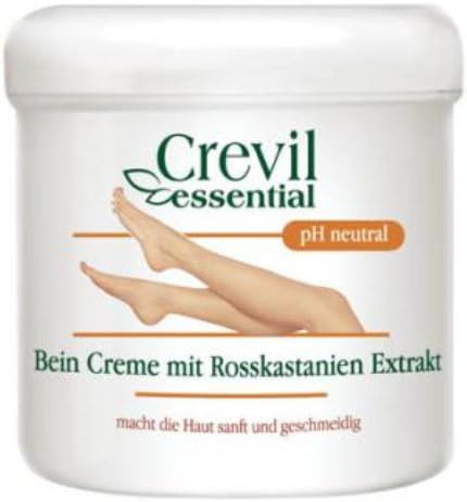 CREVIL Essential Bein Creme mit Rosskastanien Extrakt, pH neutral ...