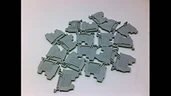 Allen Bradley 1492-W4tw - Gray- Pack of 18 - Terminal Blocks, 1 Pole 1492-W4tw - Gray- Pack of ...