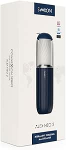Amazon.com: SVAKOM Alex Neo 2 Interactive Thrusting App-Controlled Rechargeable Masturbator ...