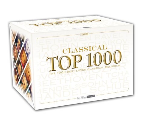 Classical Top 1000 - die 1000 schönsten Klassik-Melodien (75-CD-Box ...