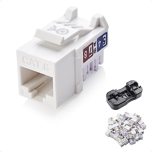 Cable Matters [UL Listed] 25-Pack 10Gbps Rapid-Install Cat6 - Want It All