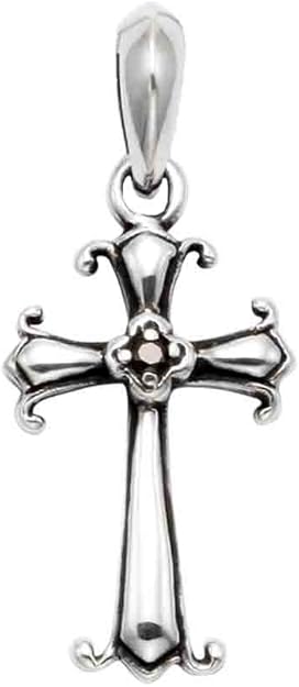 Amazon.com: Wild Things Small Sterling Silver Dominican Cross Pendant ...
