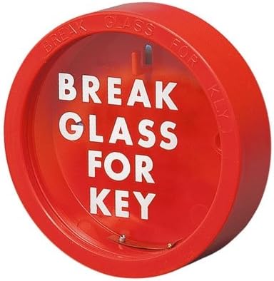 MK1 Break Glass Key Box - Indoor/Outdoor Keybox with Glass Cover ...