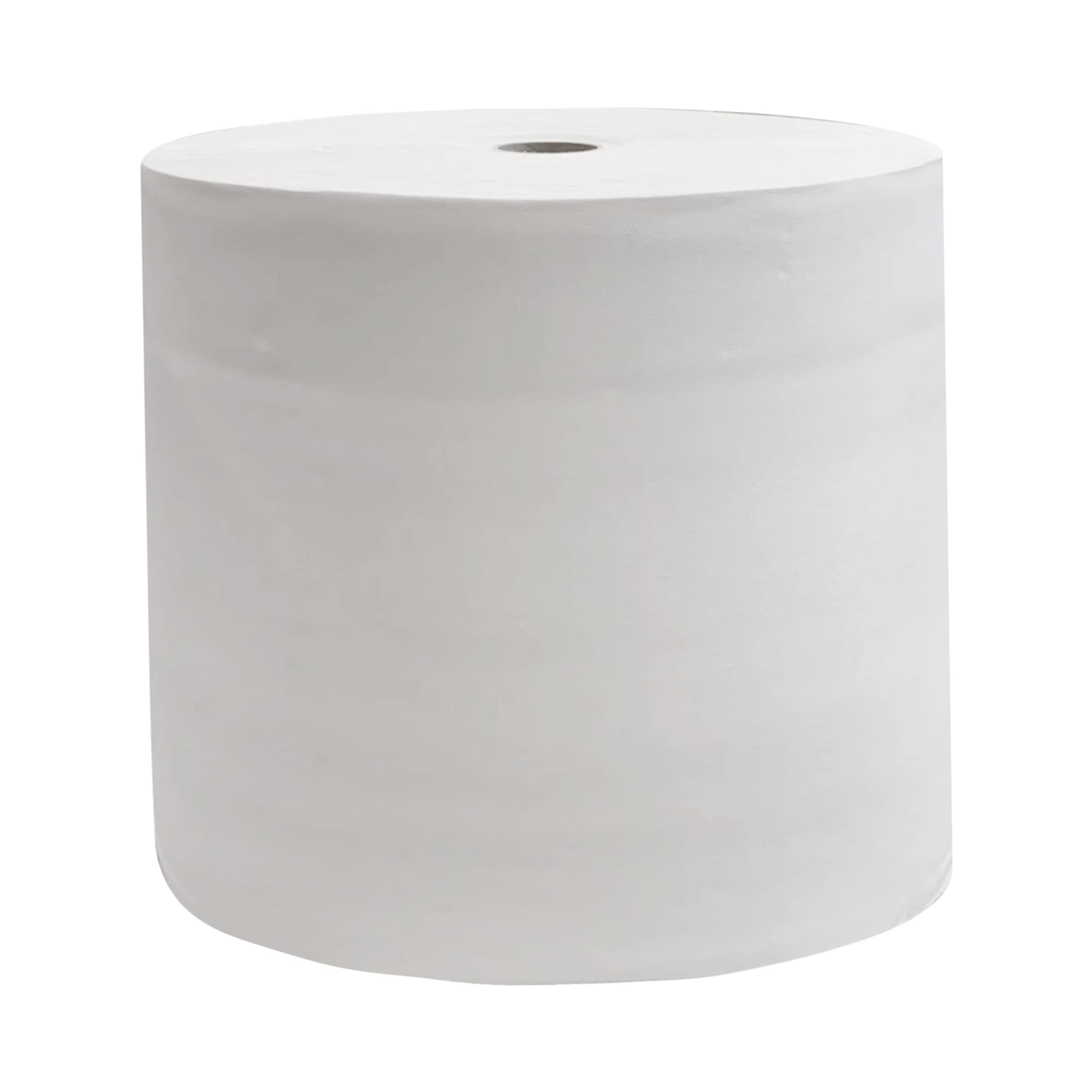 Disposable Heavy Duty Clean Cloths, White, Jumbo Roll, 950 Wipes, 13 ...